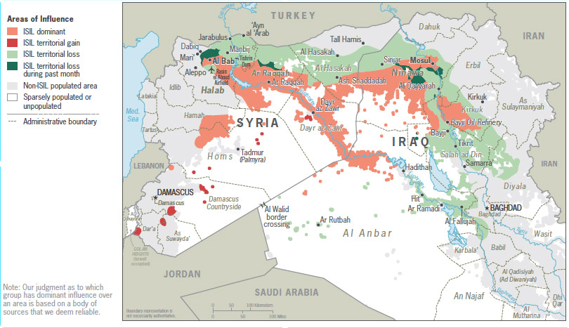 Daesh Areas of Influence – November 2016 Update - The Global Coalition ...